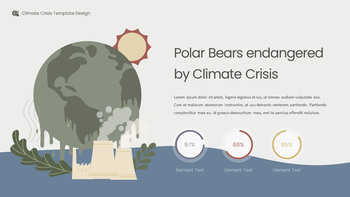 Climate Crisis Google Slides Template Diagrams Design