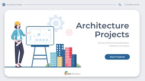 Architecture Projects Templates PPT