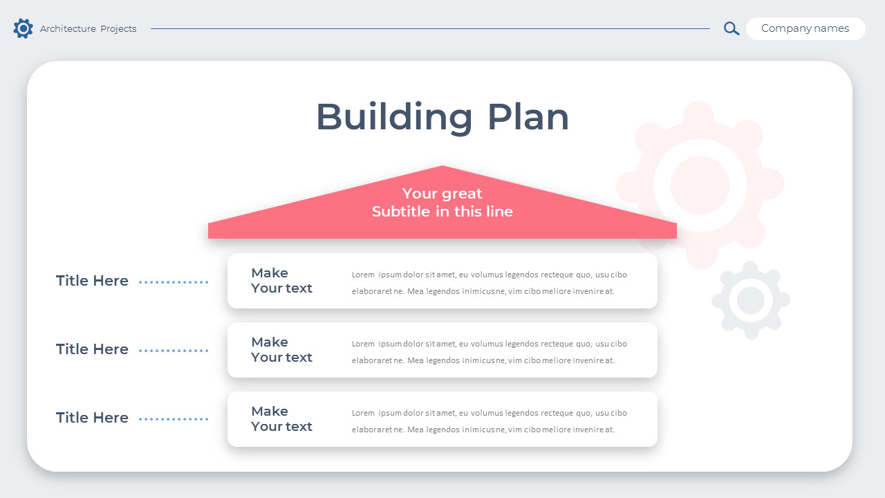 Architecture Projects Templates PPT