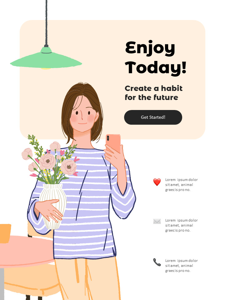 Daily Routine Life Style presentation template ppt powerpoint