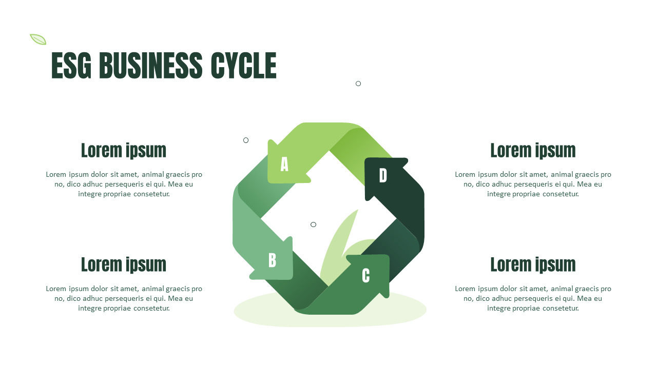 ESG Business Pitch Deck Themes for PowerPoint