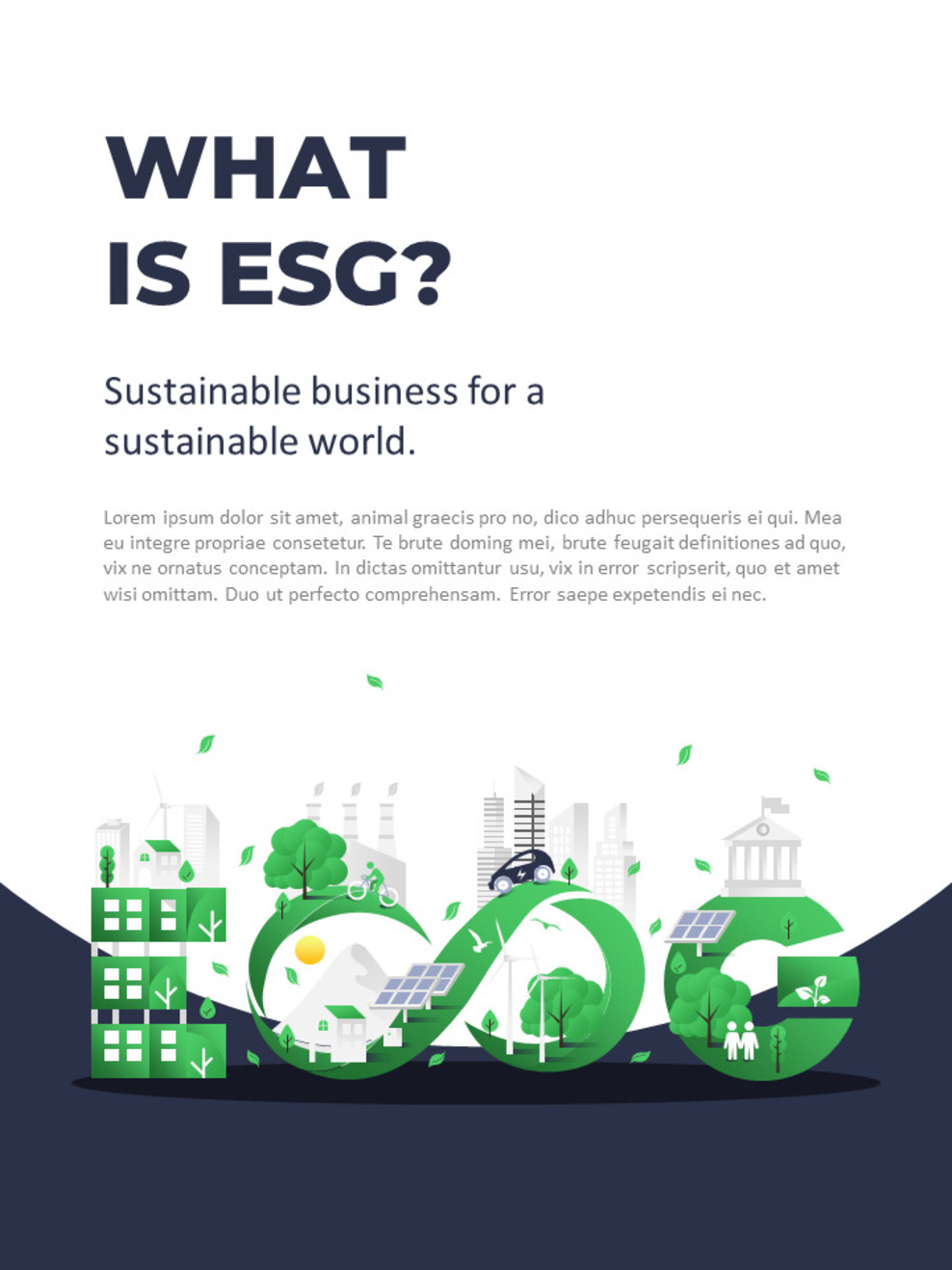 Solución empresarial ESG Presentaciones interactivas de Google