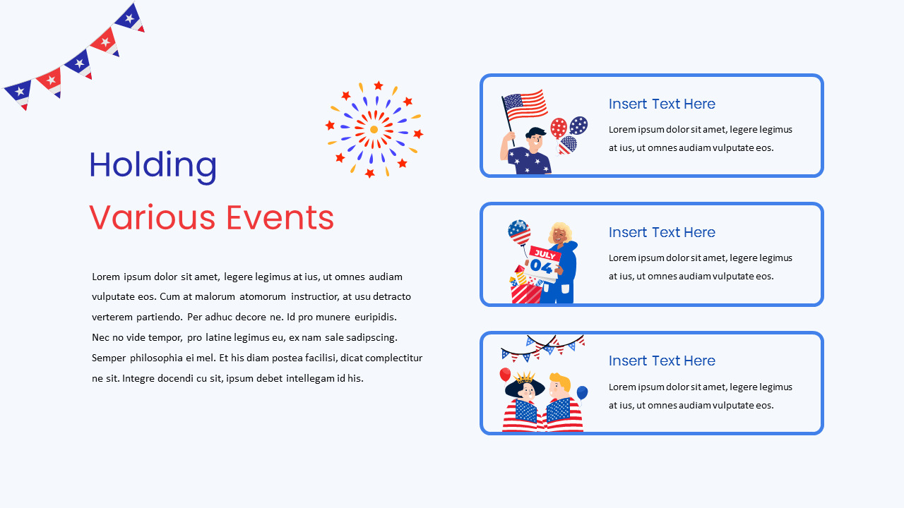 Happy 4th of July professional google slides presentation