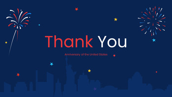 Happy 4th of July professional google slides presentation