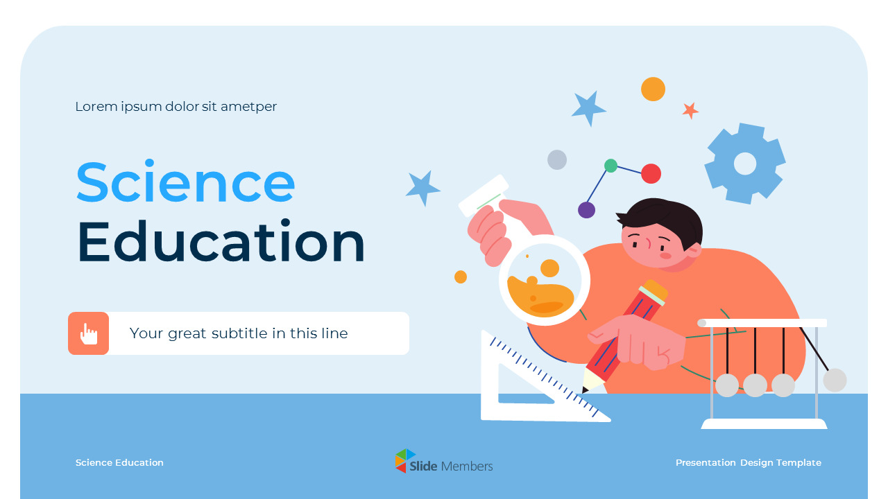 Science Education Easy Google Slides Template