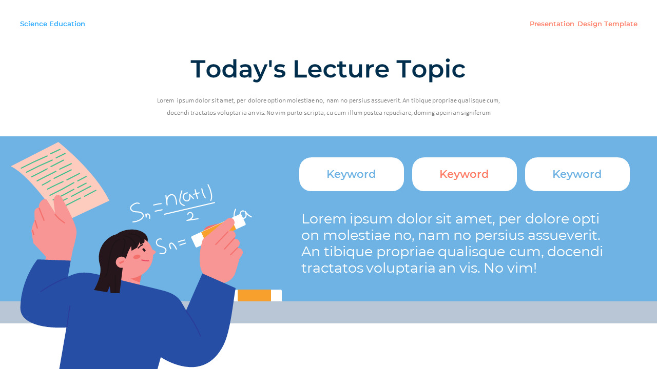 Science Education Easy Google Slides Template