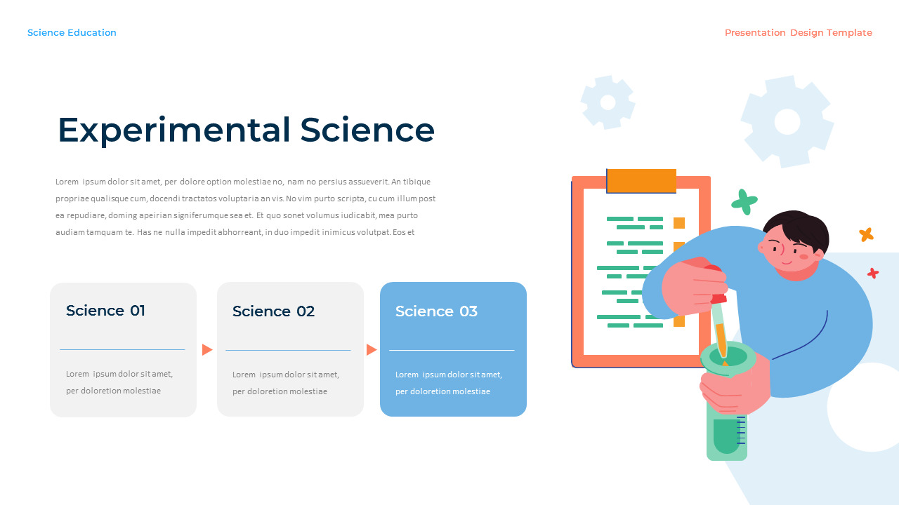 Science Education Easy Google Slides Template