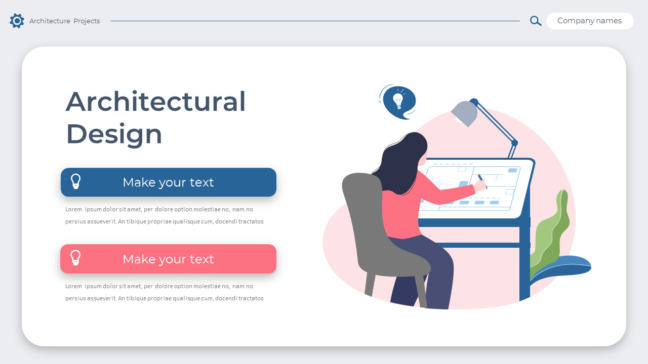 Architecture Projects Simple Google Slides