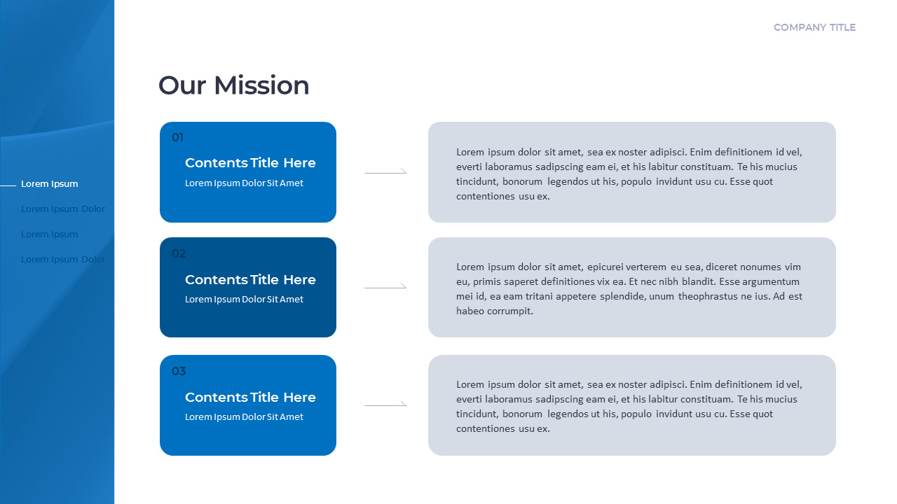 Business Plan company profile template design