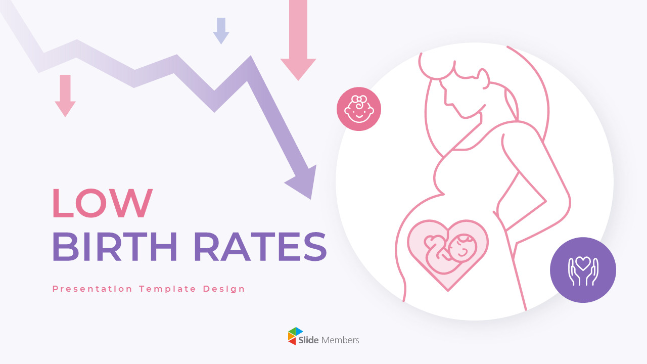 Low Birth Rates google slides background