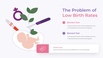 Low Birth Rates google slides background