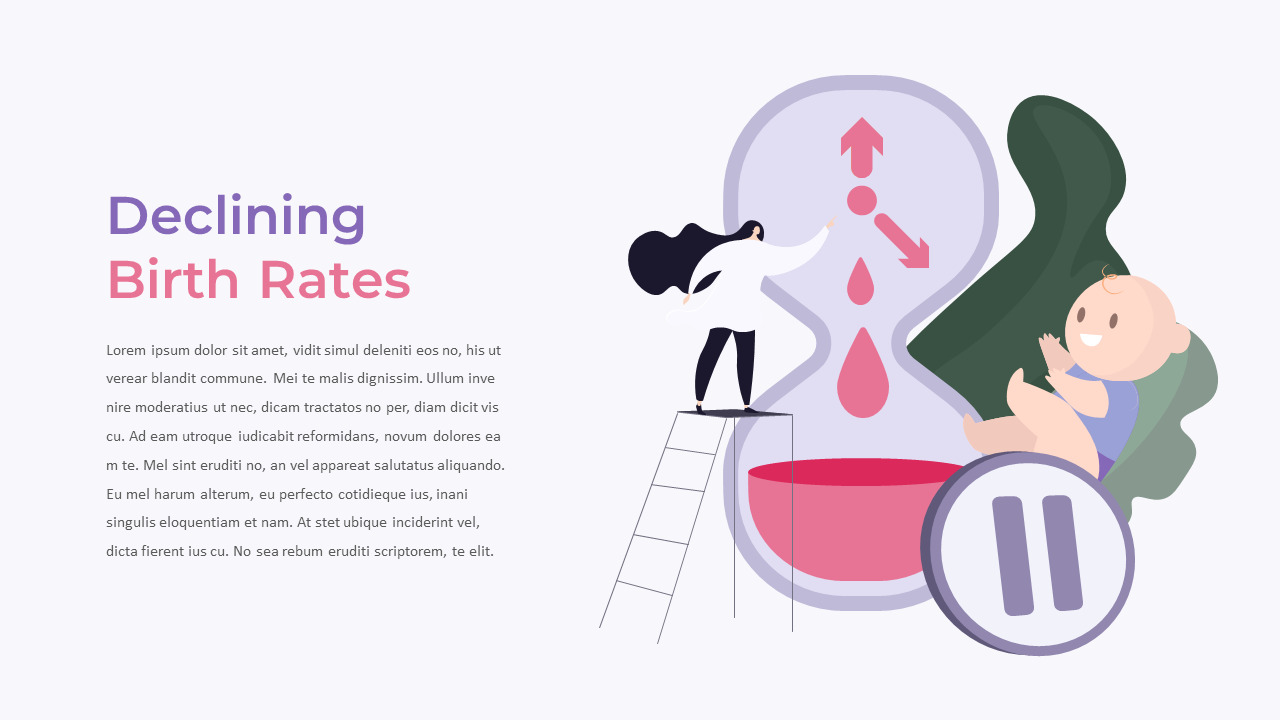 Low Birth Rates google slides background
