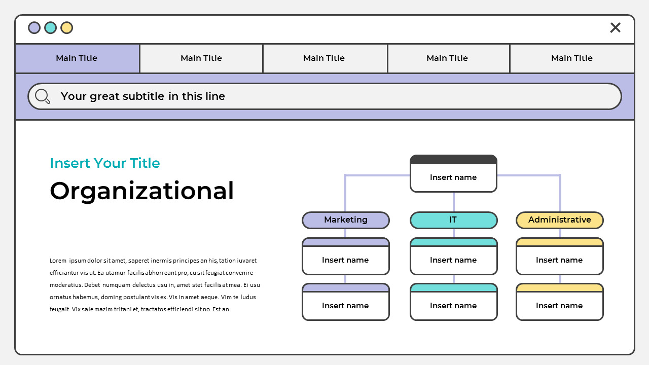Marketing Project business presentation template