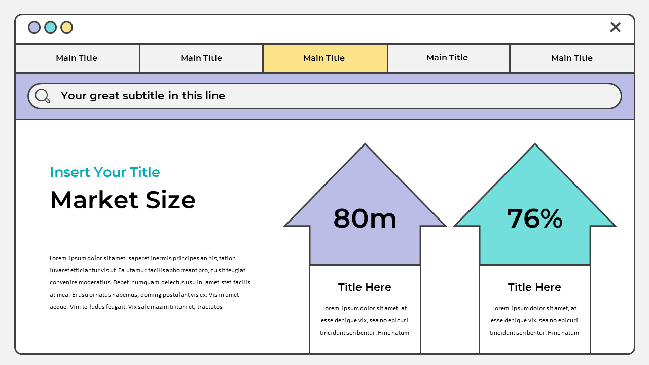 Marketing Project business presentation template