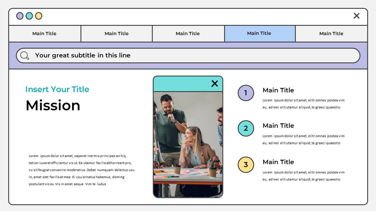 Marketing Project business presentation template