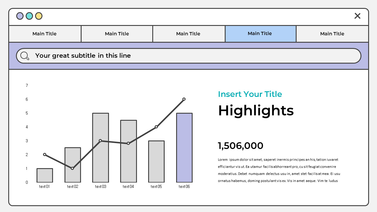 Marketing Project business presentation template