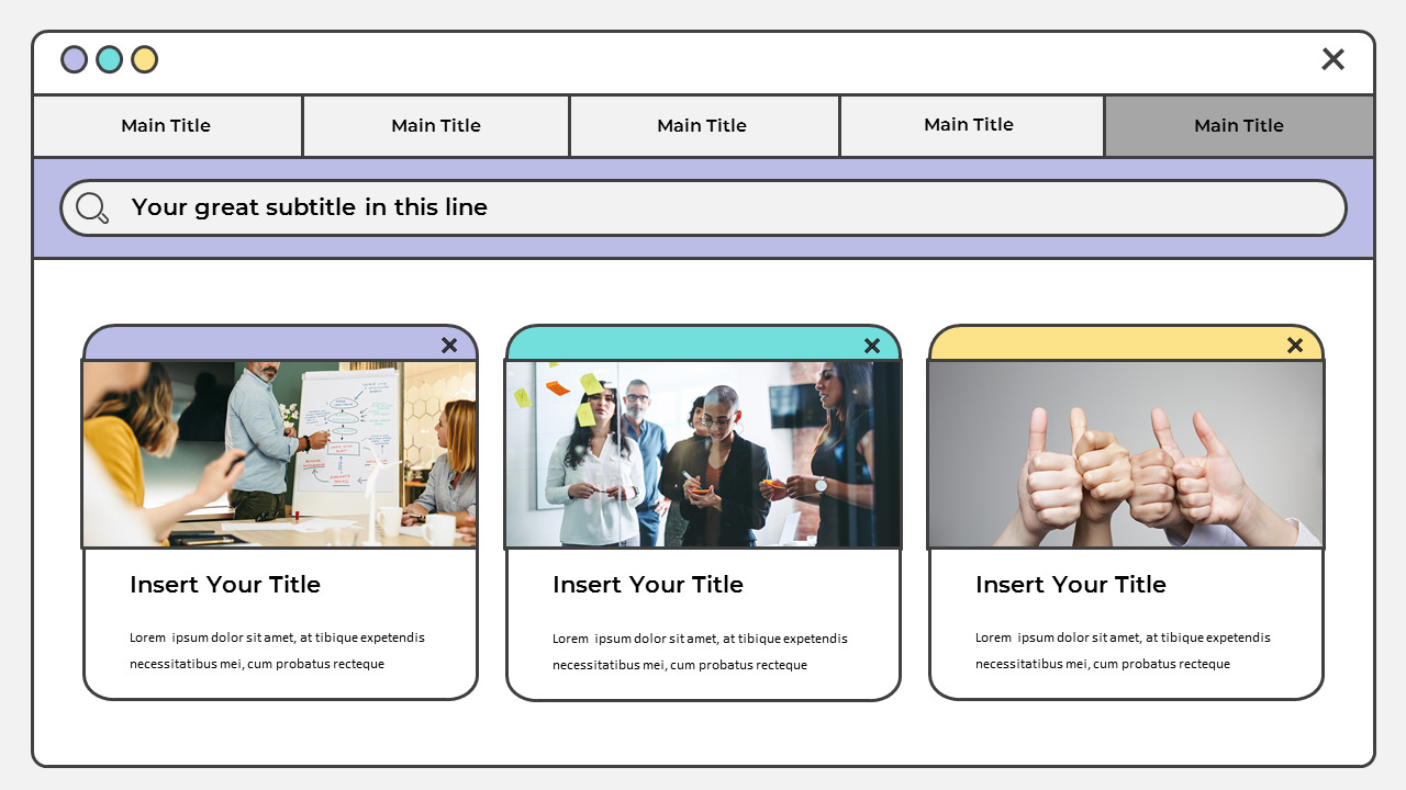 Marketing Project business presentation template