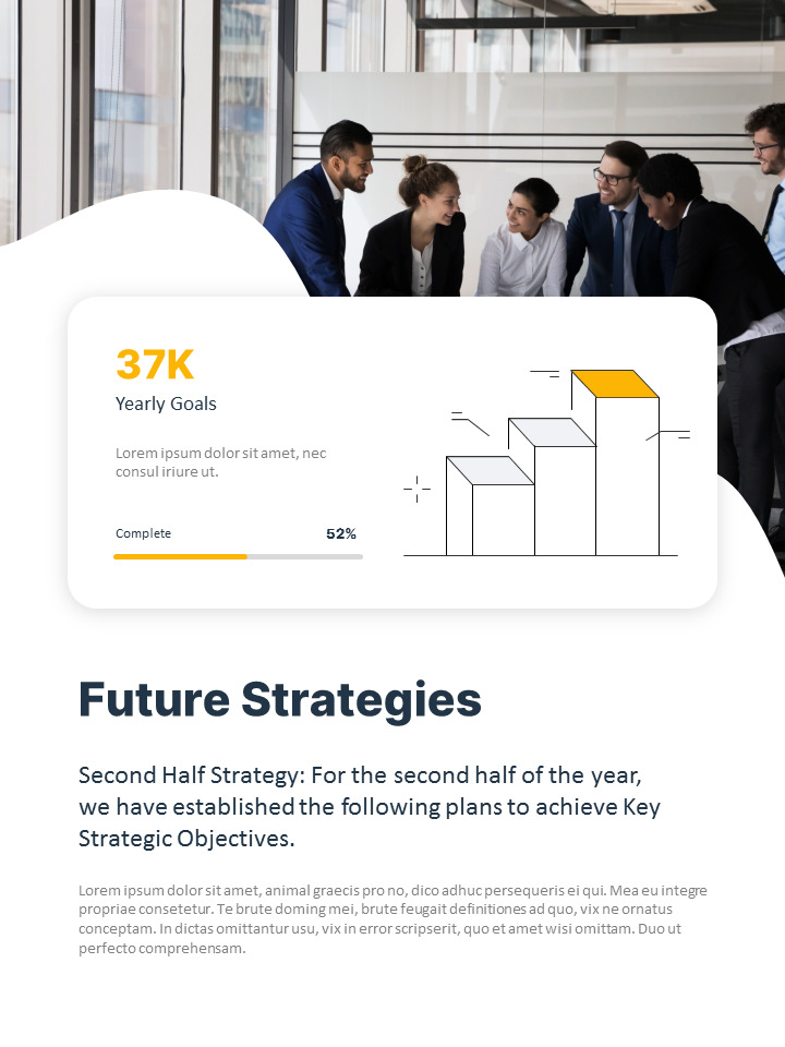 Performance Report business presentation template