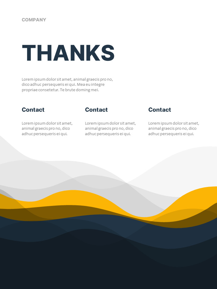 Performance Report business presentation template