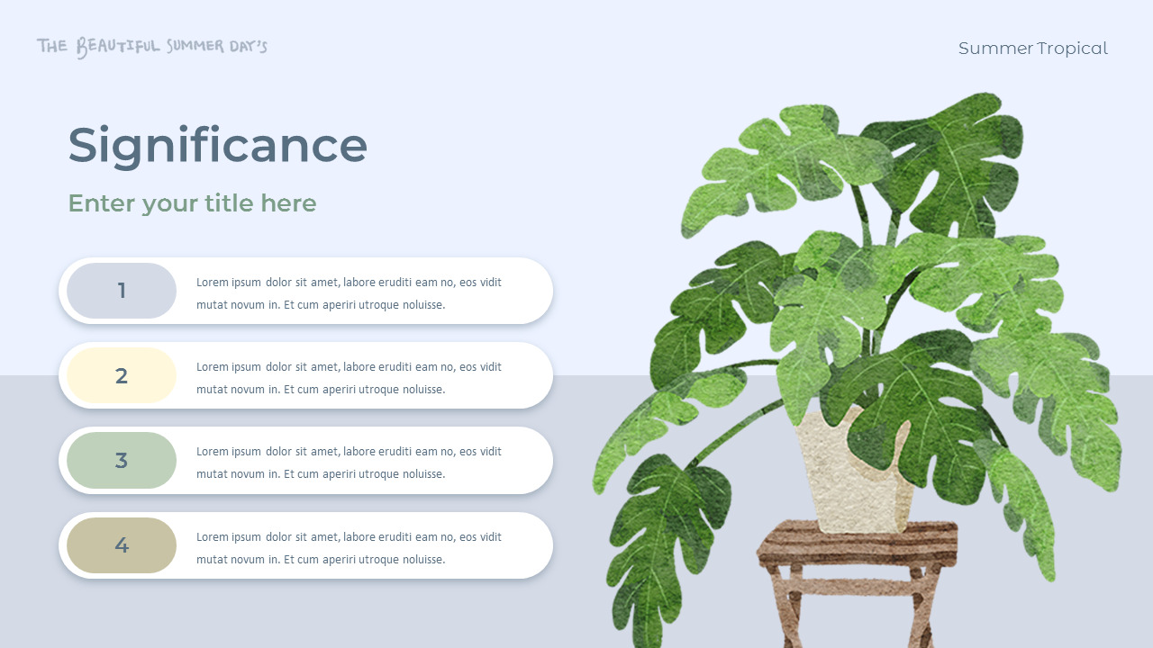 Summer Tropical ppt themes