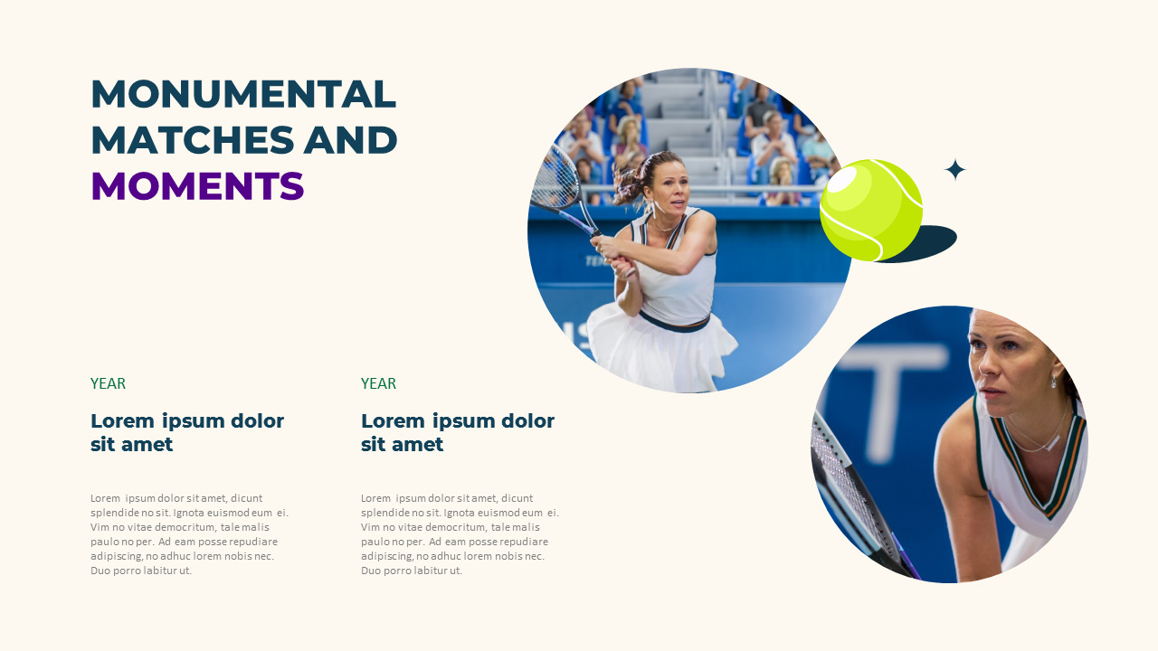The Championships Wimbledon Tennis Product Pitch Presentation Template