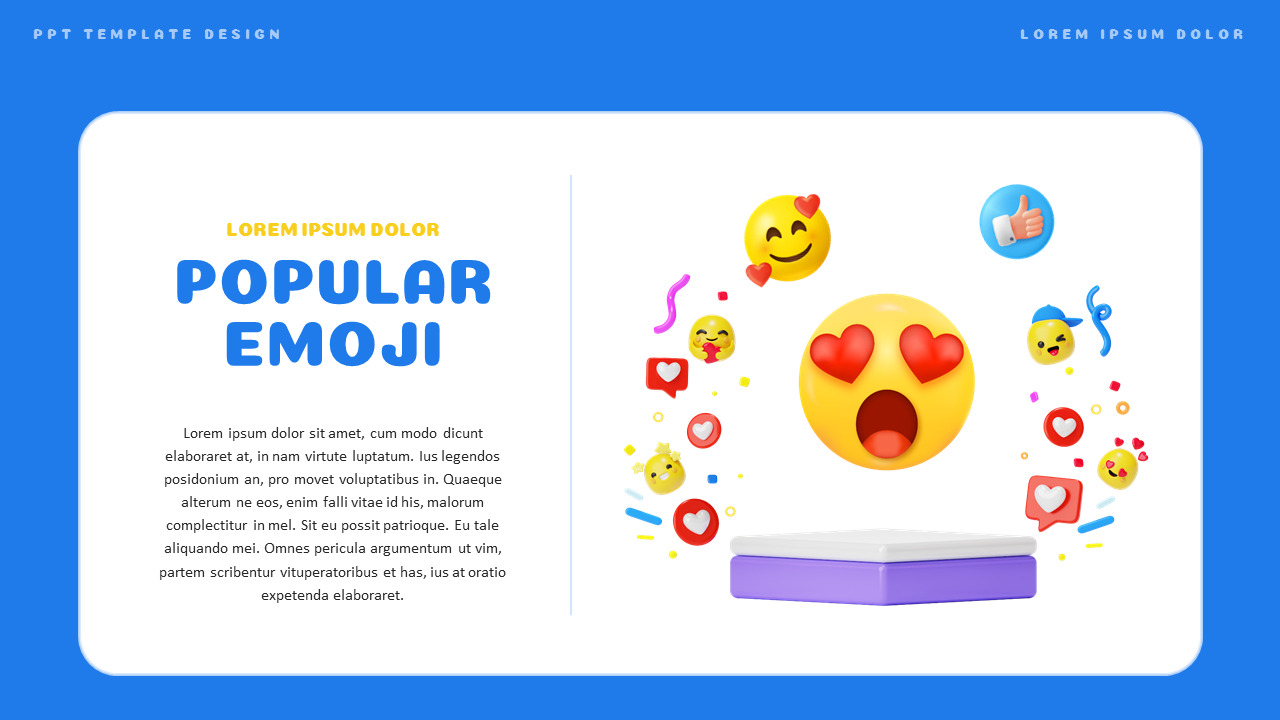 World Emoji Day PPT Slides