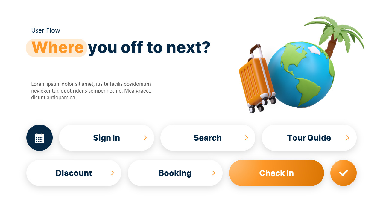 Easy way to Book your Travel business plan ppt template