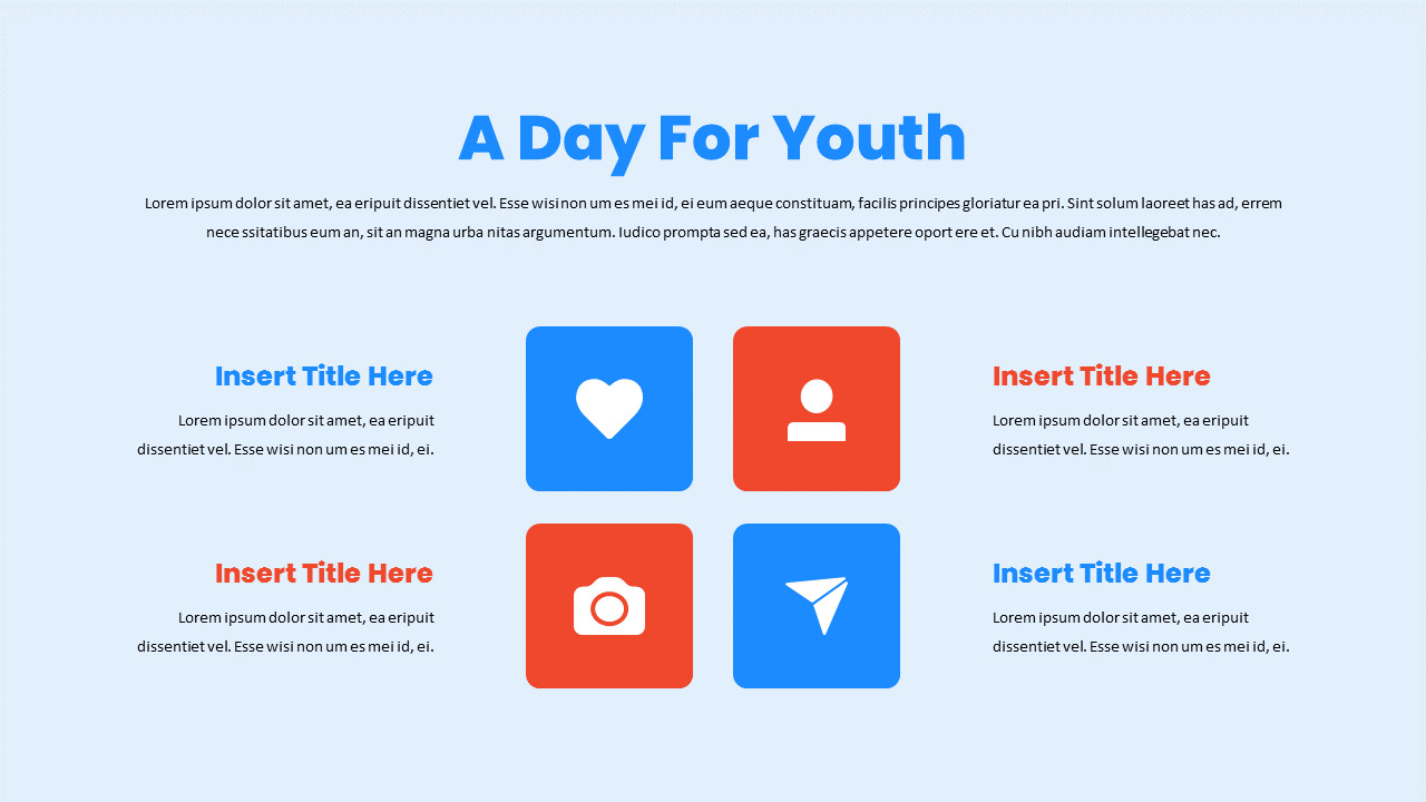 Happy Youth Day slide powerpoint