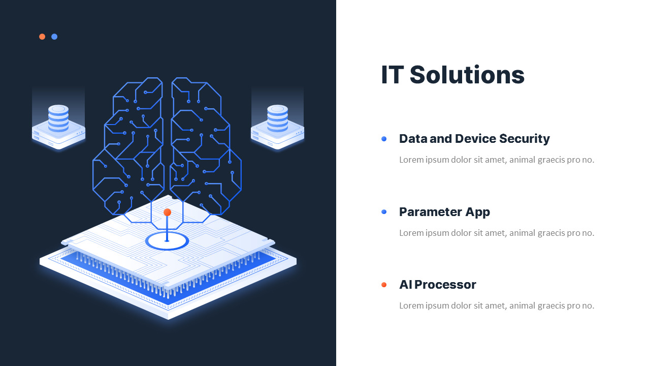 IT Solutions Pitch Deck PPT Design Templates