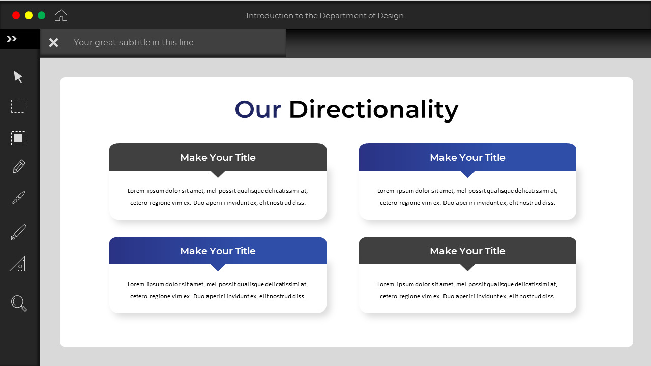 Department of Design Product Pitch Presentation Template