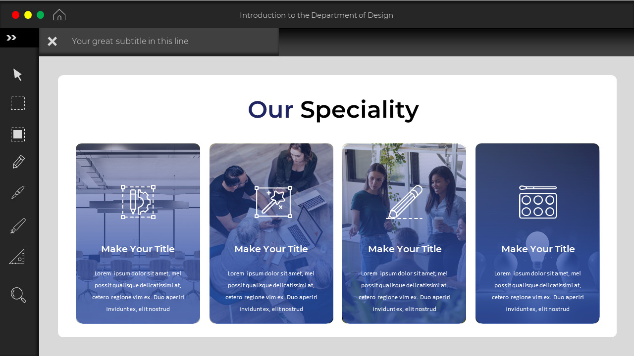 Department of Design Product Pitch Presentation Template
