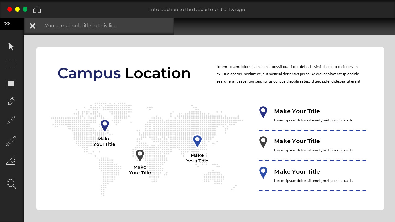 Department of Design Product Pitch Presentation Template