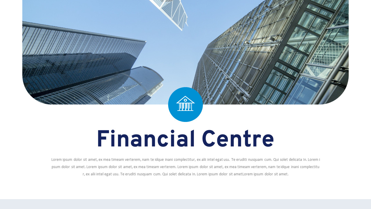 Free Financial Centre - free creative ppt templates|Slides