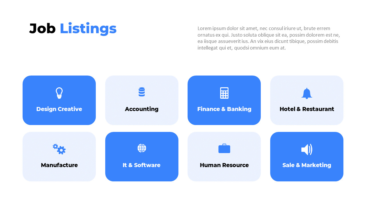 Job Search and Recruitment PowerPoint Presentation Design