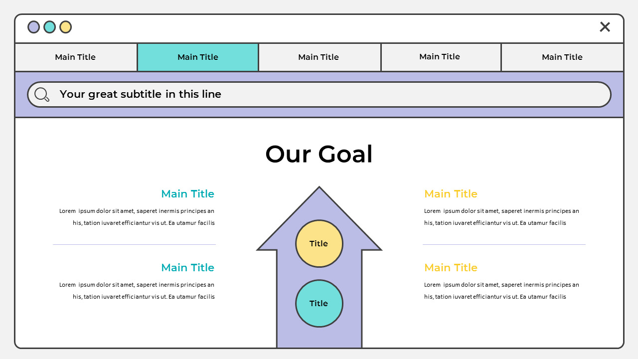 Marketing Project company profile ppt template