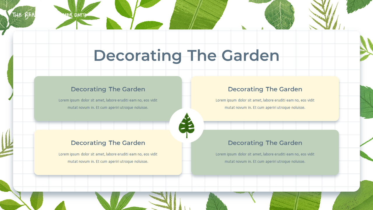 Summer Tropical fun google slides themes