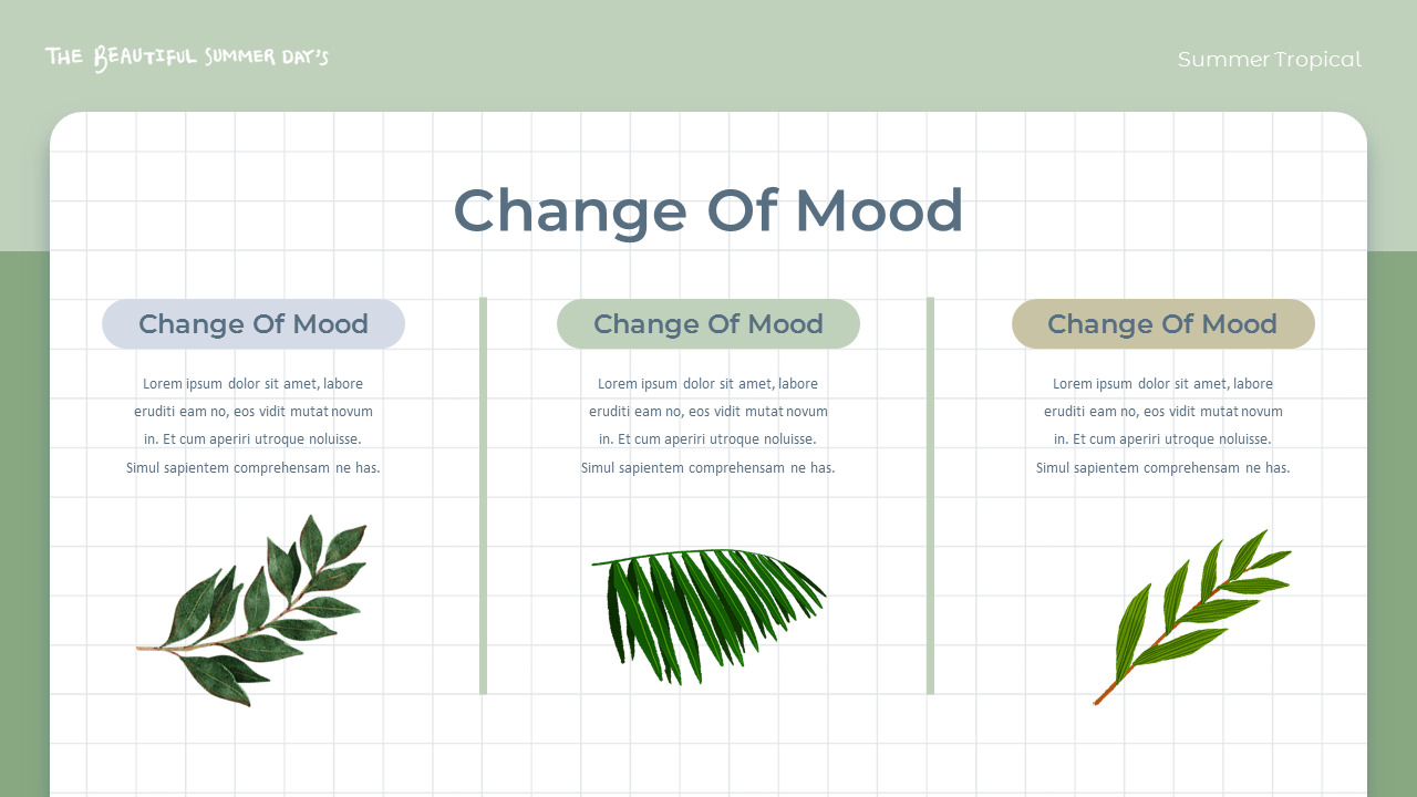 Summer Tropical fun google slides themes