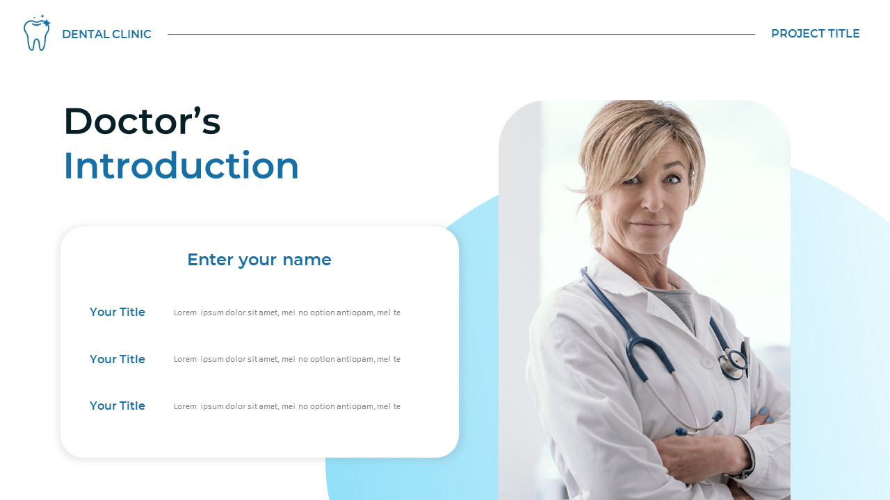 Dental Clinic ppt presentation slides