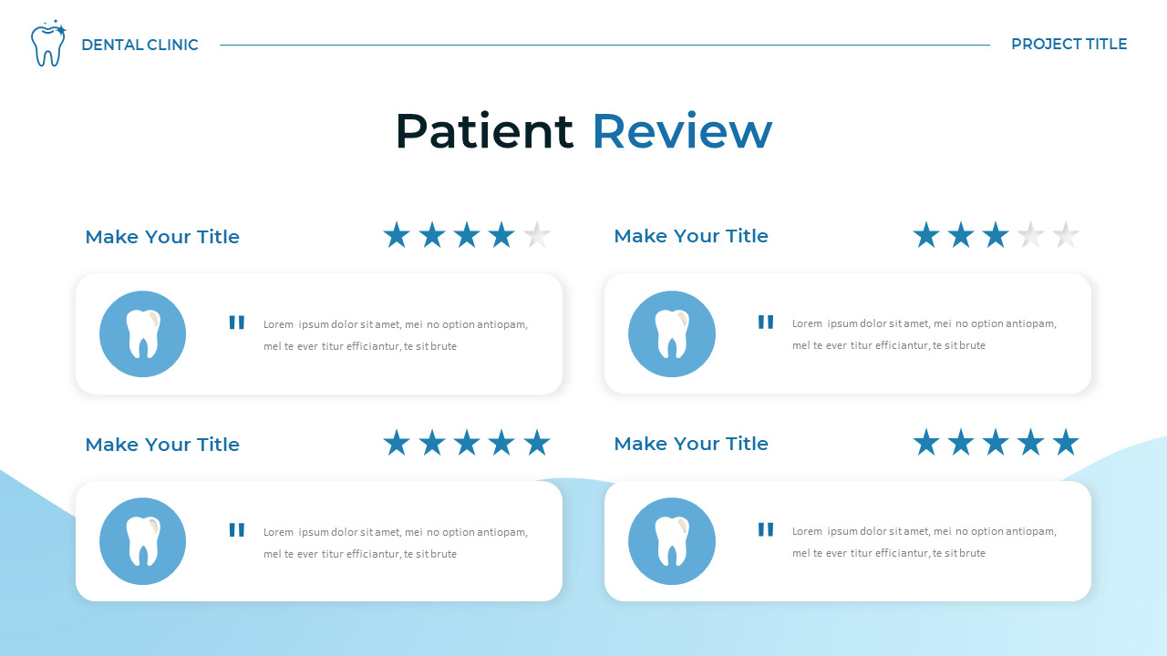 Dental Clinic ppt presentation slides