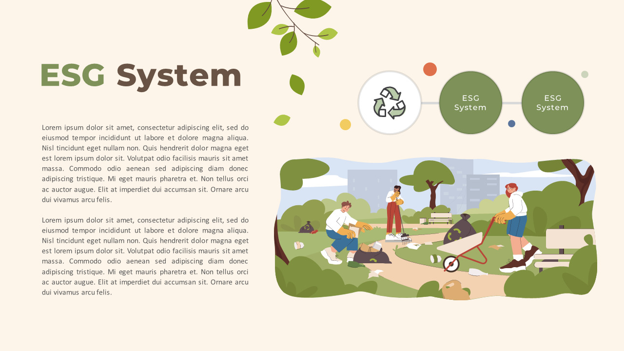 Environmental Social Governance PowerPoint Template