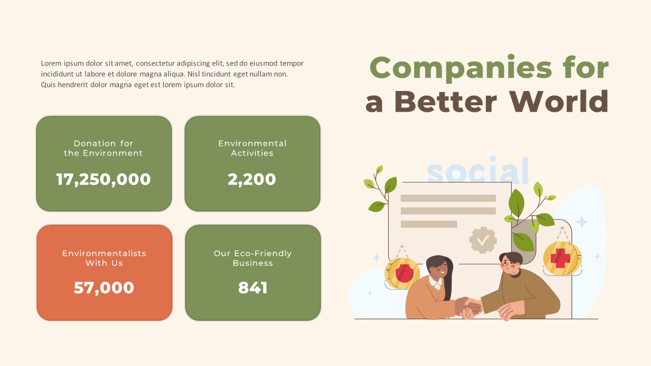 Environmental Social Governance PowerPoint Template