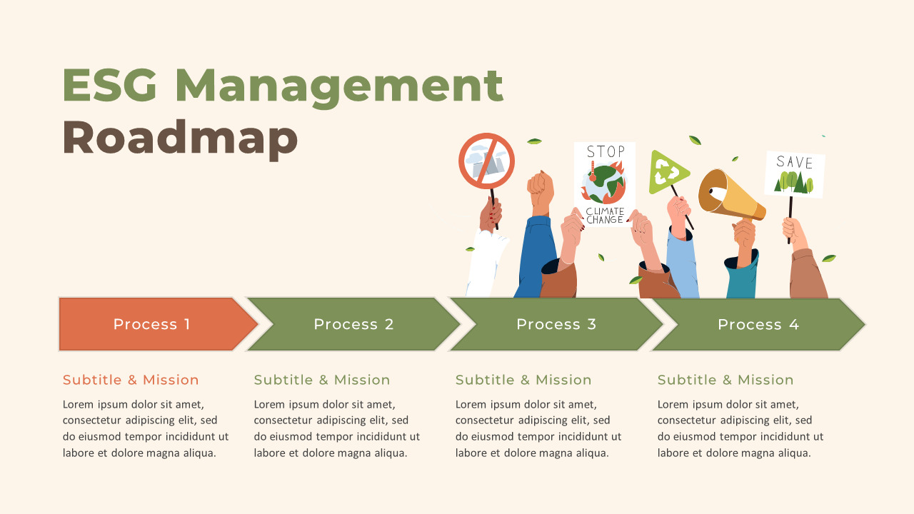 Environmental Social Governance PowerPoint Template