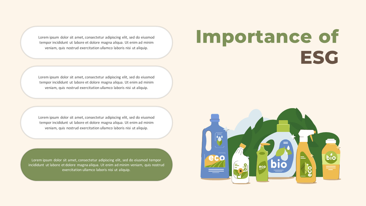 Environmental Social Governance PowerPoint Template