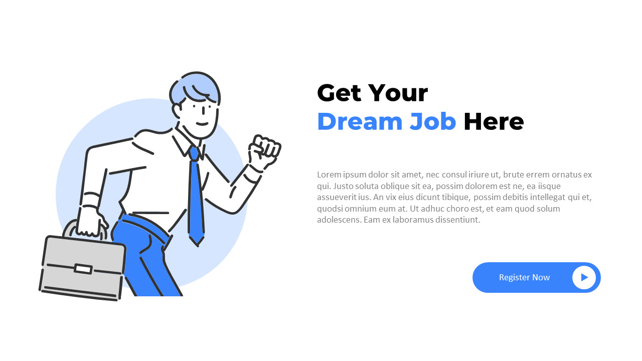 Job Search and Recruitment PowerPoint Presentation Design