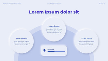 Neumorphism Design Simple Google Slides