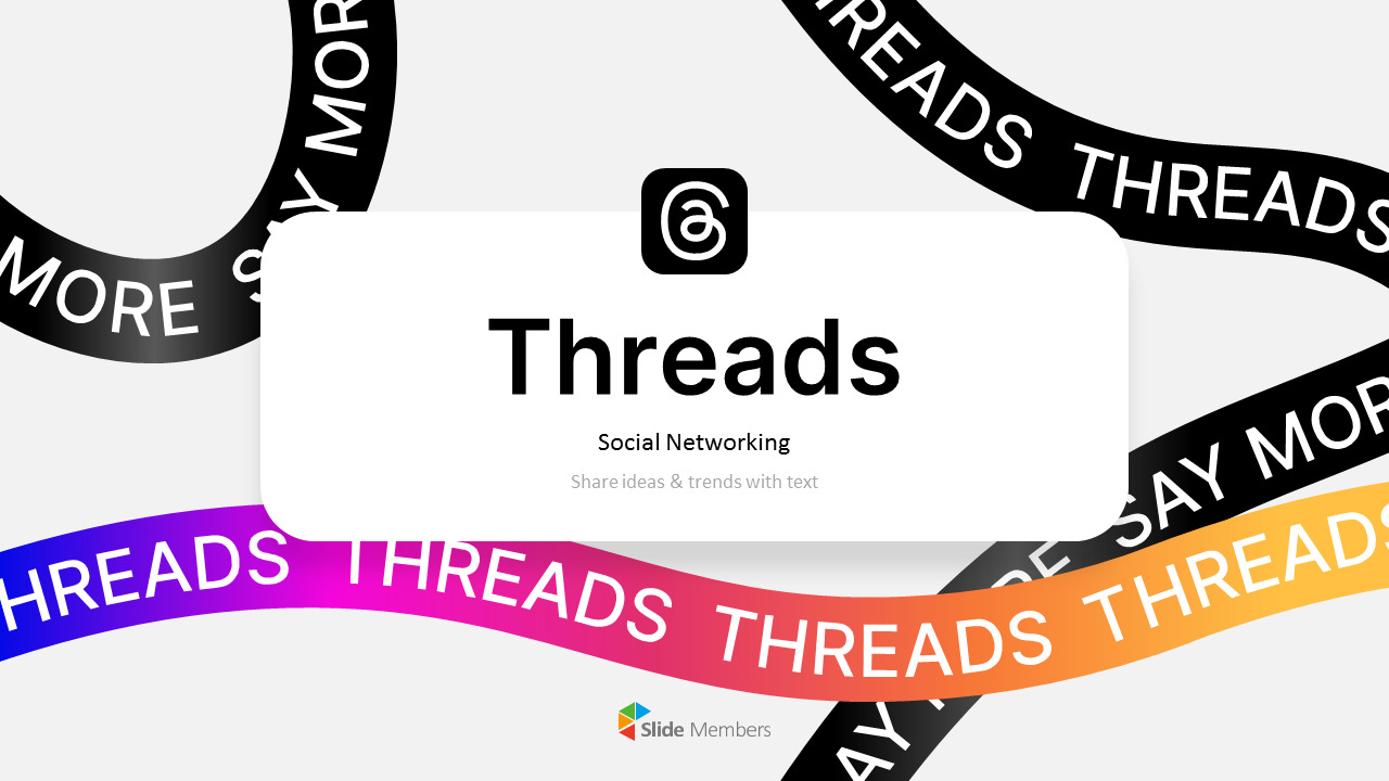 New Social Networking, Threads business ppt