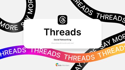 New Social Networking, Threads business ppt