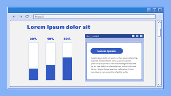 Retro Web Browser Simple Slides Templates