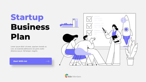 Startup Business Plan Easy Google Slides