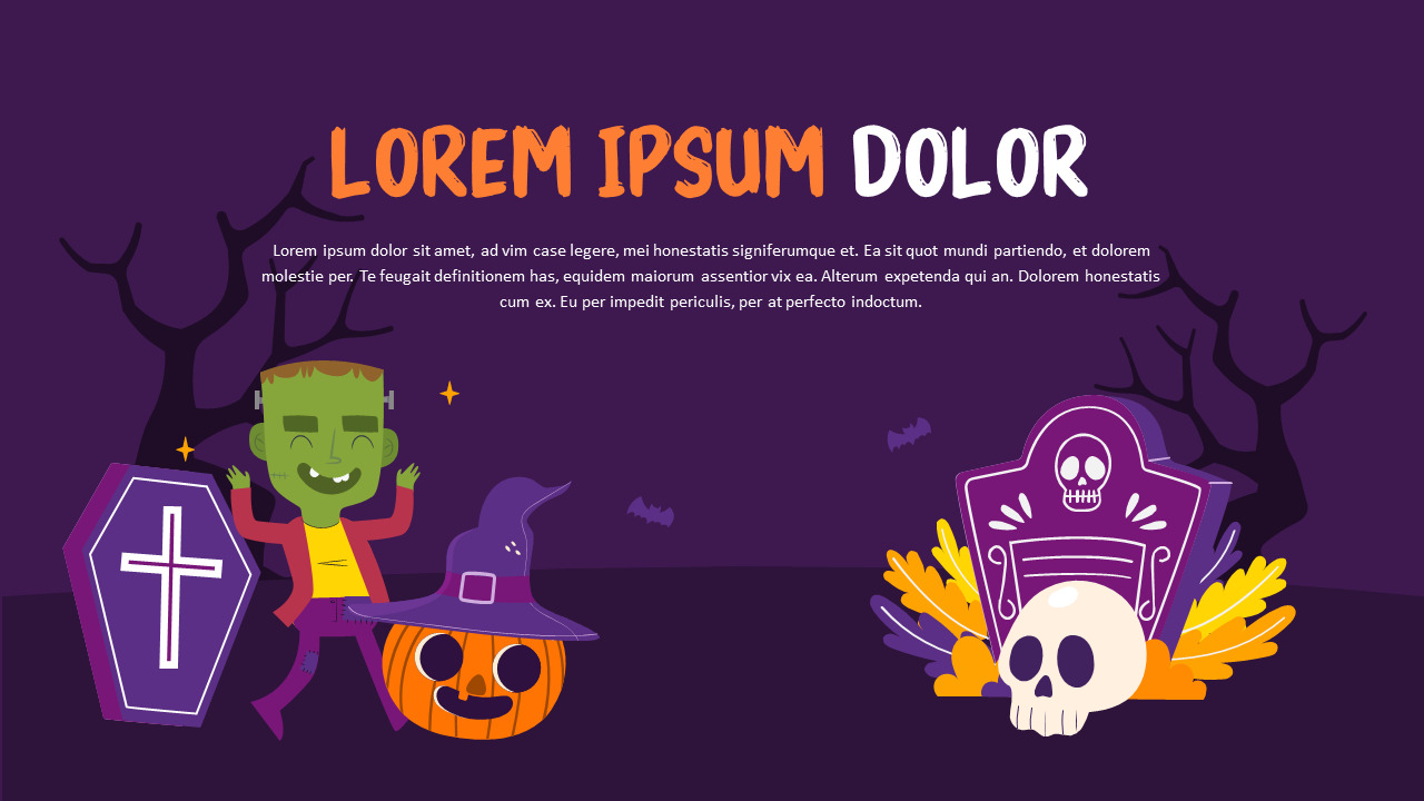 Halloween Day ppt template